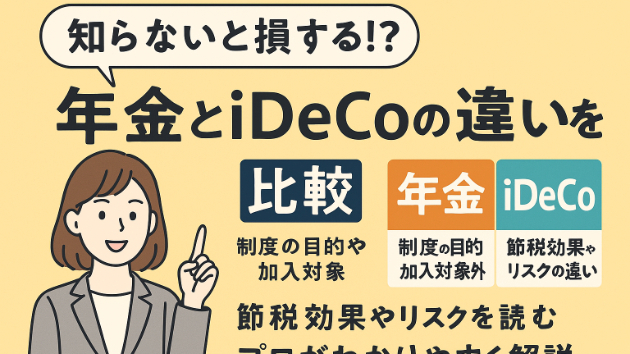 知らないと損する！？年金とiDeCoの違いを徹底解説｜老後資金に強くなるお金の知識｜フルマリ｜coconalaブログ